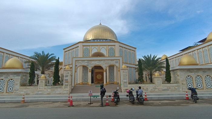 Intip Keindahan Masjid Raudhatul Jannah Kendari Mirip Masjid Al Aqsa ...