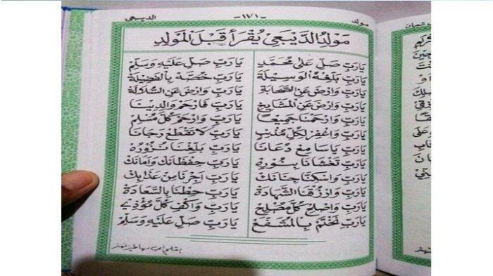 Baca Sholawat Al Barzanji Lengkap Arab, Latin dan Terjemahan Indonesia - Tribunsumsel.com