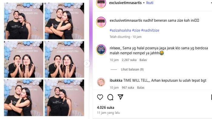 Seminggu Cerai, Beredar Foto Mesra Azizah Salsha & Nadif Zahiruddin Eks Anya Geraldine Rayakan ...