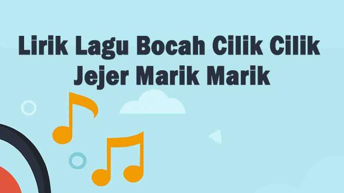 Bocah Cilik Cilik Jejer Marik Marik Lirik Lagu Religi Bahasa Jawa Viral ...