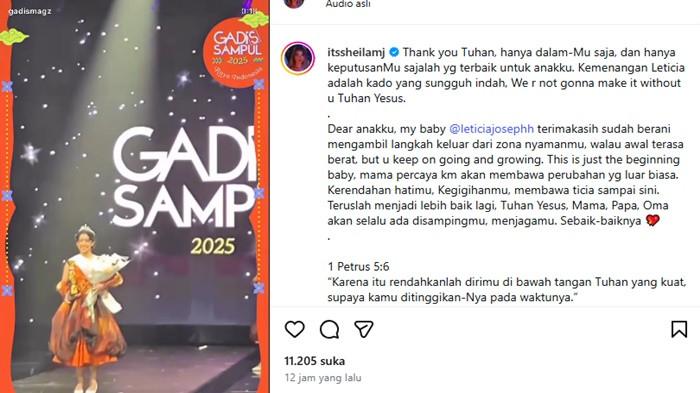Leticia Charlotte Joseph Putri Sheila Marcia dan Anji jadi Juara Gadis ...
