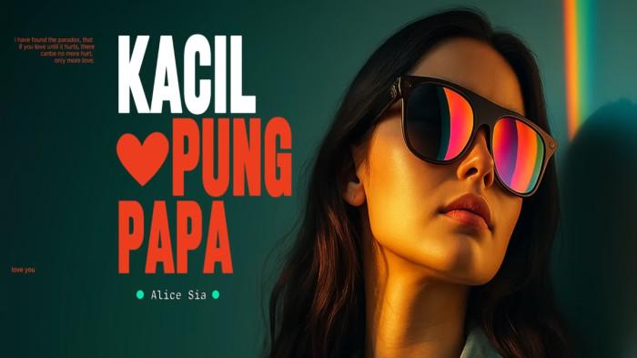 Lirik dan Terjemahan Lagu Kacil Pung Papa - Alice Sia, yang Viral di ...