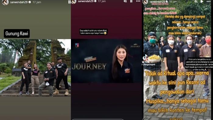 Postingan Sarwendah Bantah Tudingan Lakukan Ritual di Gunung Kawi ...