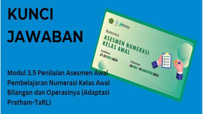 Skor 100, Kunci Jawaban Modul 3.5 Penilaian Asesmen Awal Pembelajaran ...