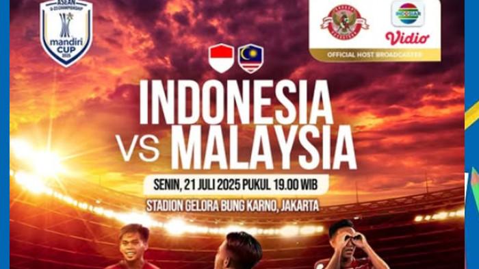 Link Live Streaming SCTV, Indosiar, Vidio Timnas U23 Indonesia vs Malaysia, Pukul 20.00 WIB ...