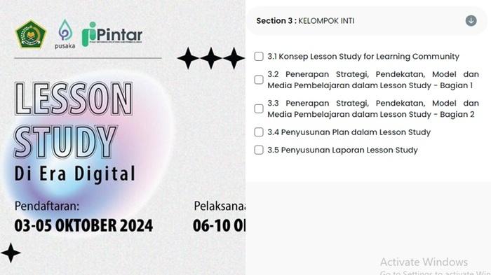 Contoh Jawaban Modul 3.5 Penyusunan Laporan Lesson Study, Pelatihan Pintar Kemenag Tahun 2024 ...