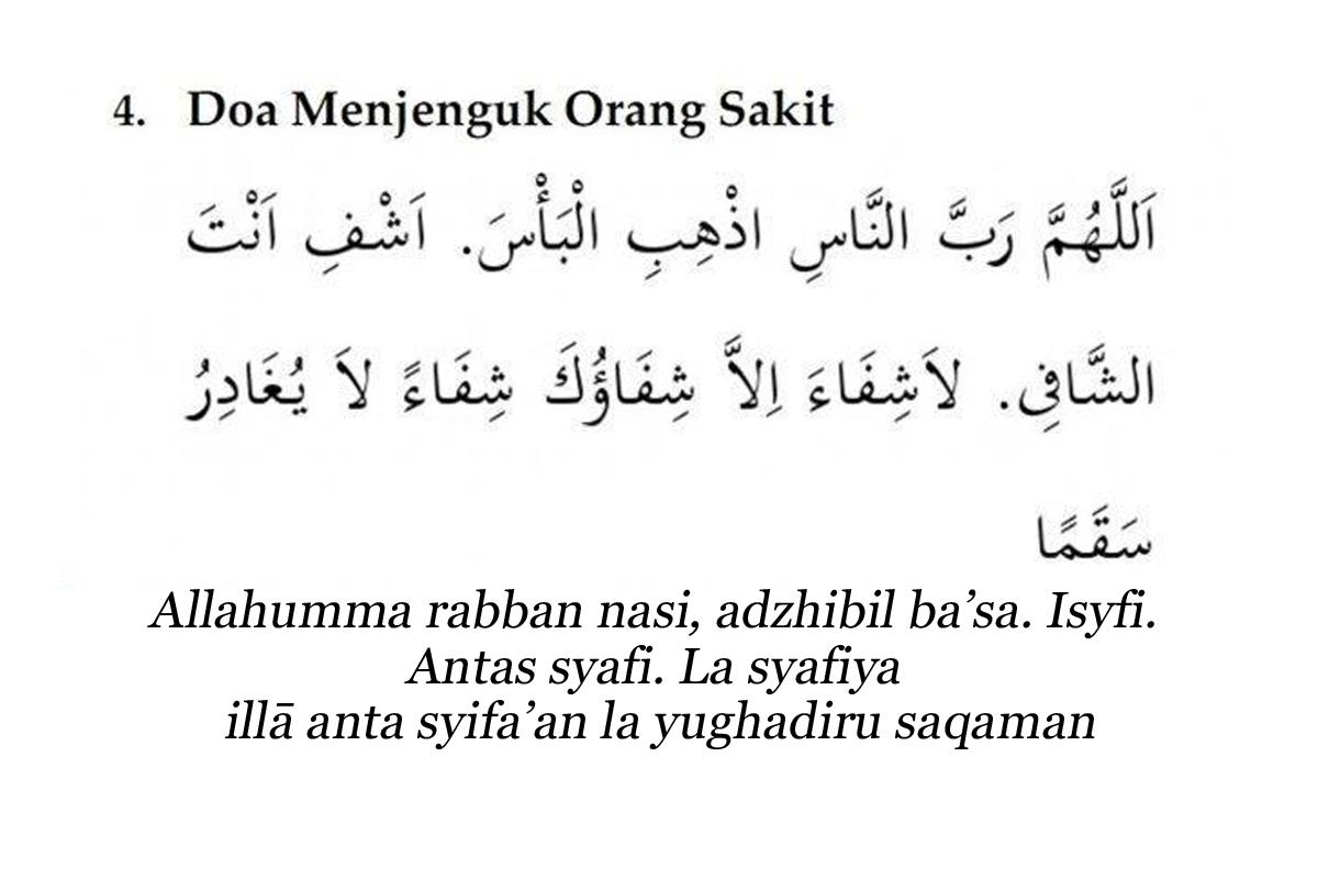 Doa untuk Orang Sakit Sesuai Sunnah Rasulullah SAW Lengkap Arab, Latin ...