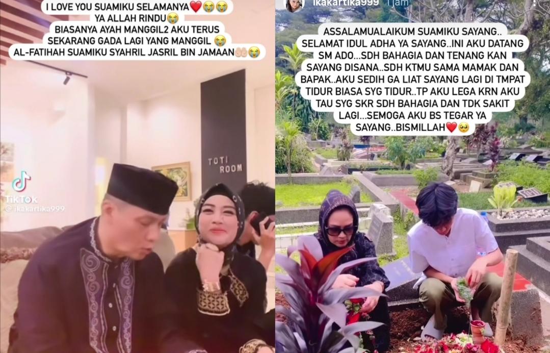 'Ya Allah Rindu', Curhat Ika Kartika Lebaran Tanpa Chairil JM, Setia ...