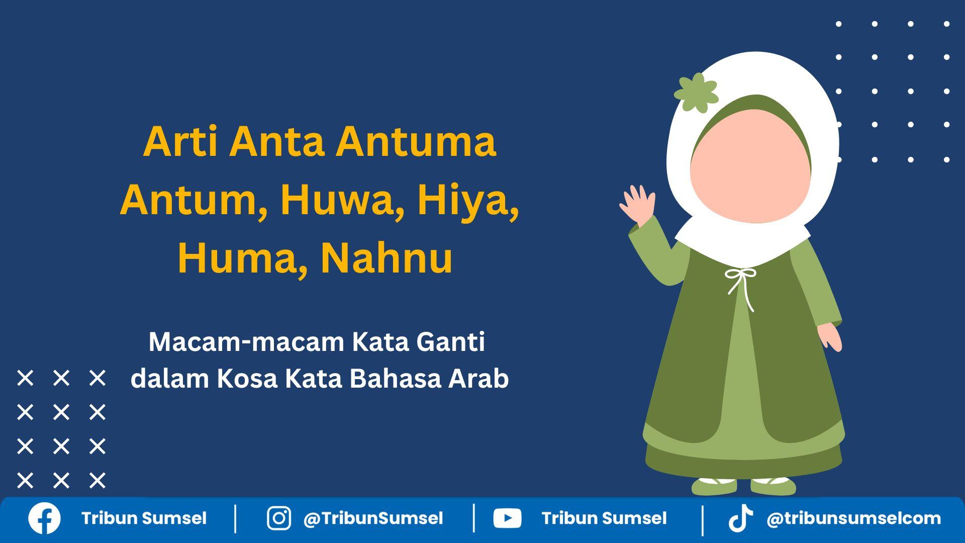 Arti Anta Antuma Antum, Huwa, Hiya, Huma, Nahnu, Macam-macam Kata Ganti ...