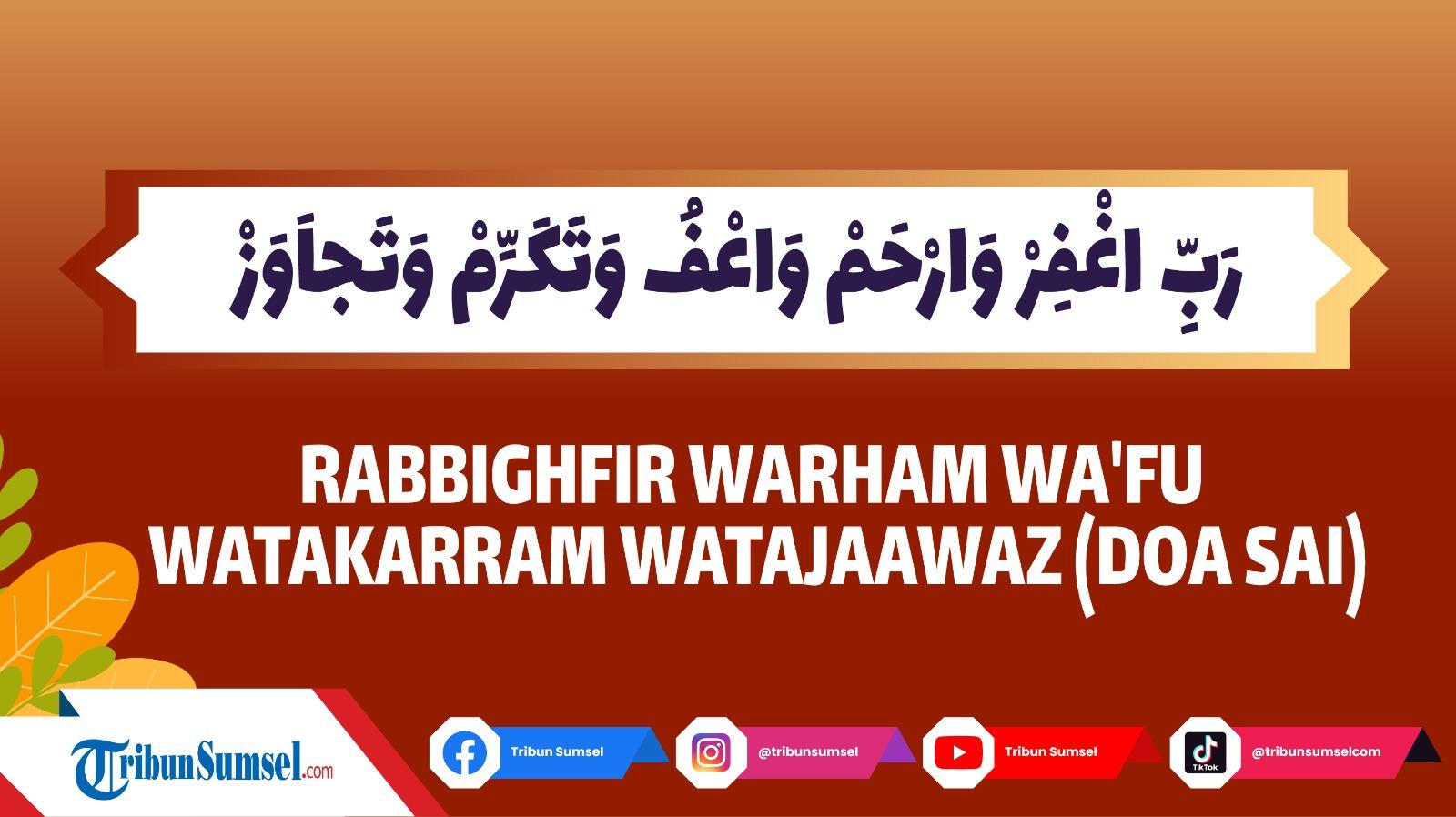Arti Sa'i dan Bacaan Doa Sa'i Saat Umroh, inilah Makna Berlari-lari ...