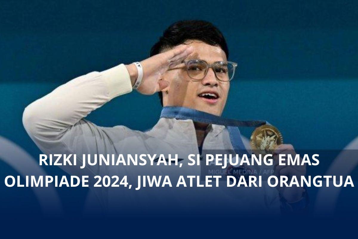 Profil Rizki Juniansyah Peraih Emas Angkat Besi di Olimpiade Paris 2024 ...