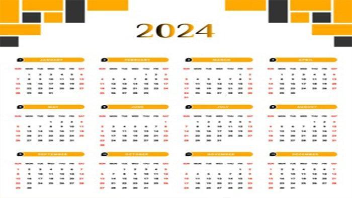 Kalender 2024 Lengkap dengan Tanggal Merah PDF, Ada 17 Hari Libur ...