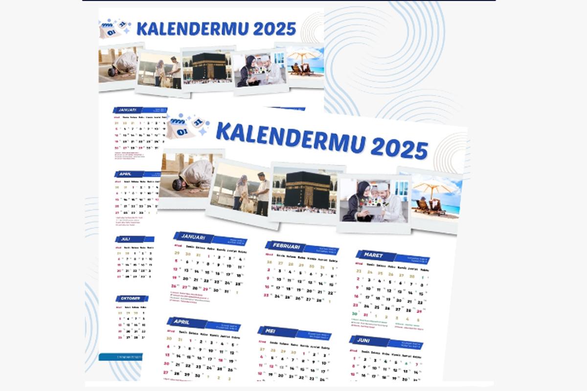 Kalender 2025 Lengkap dengan Daftar Libur, Tanggal Merah, Cuti Bersama dan Libur Long Weekend ...