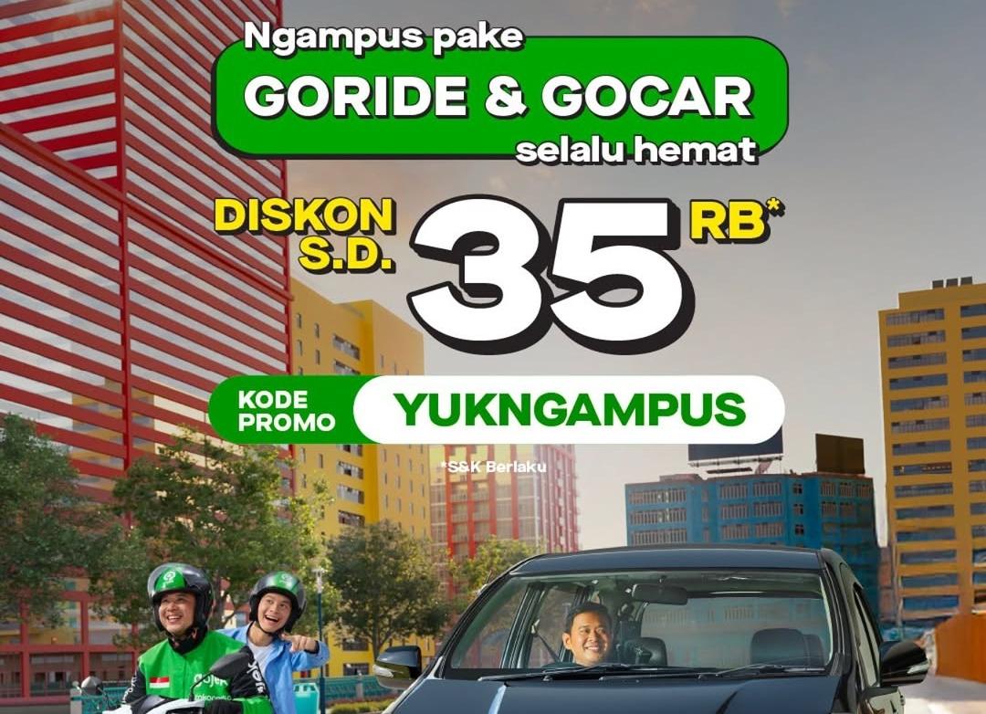 15 Kode Promo Gojek Hari Ini 5 Agustus 2025, Diskon GoRide GoCar Rp35 ...