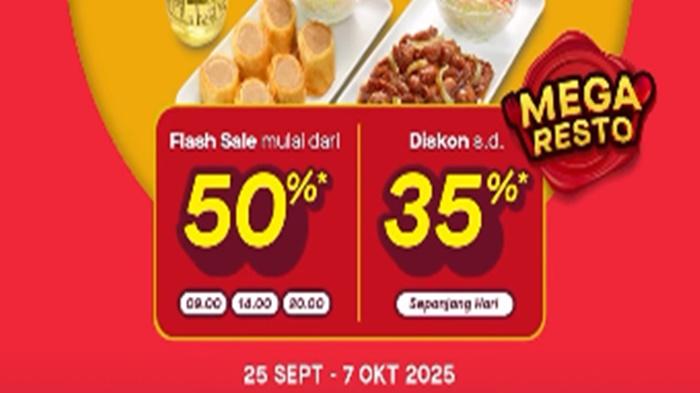 17 Kode Promo Gojek Hari Ini 30 September 2025, Diskon GoFood 50 Persen ...