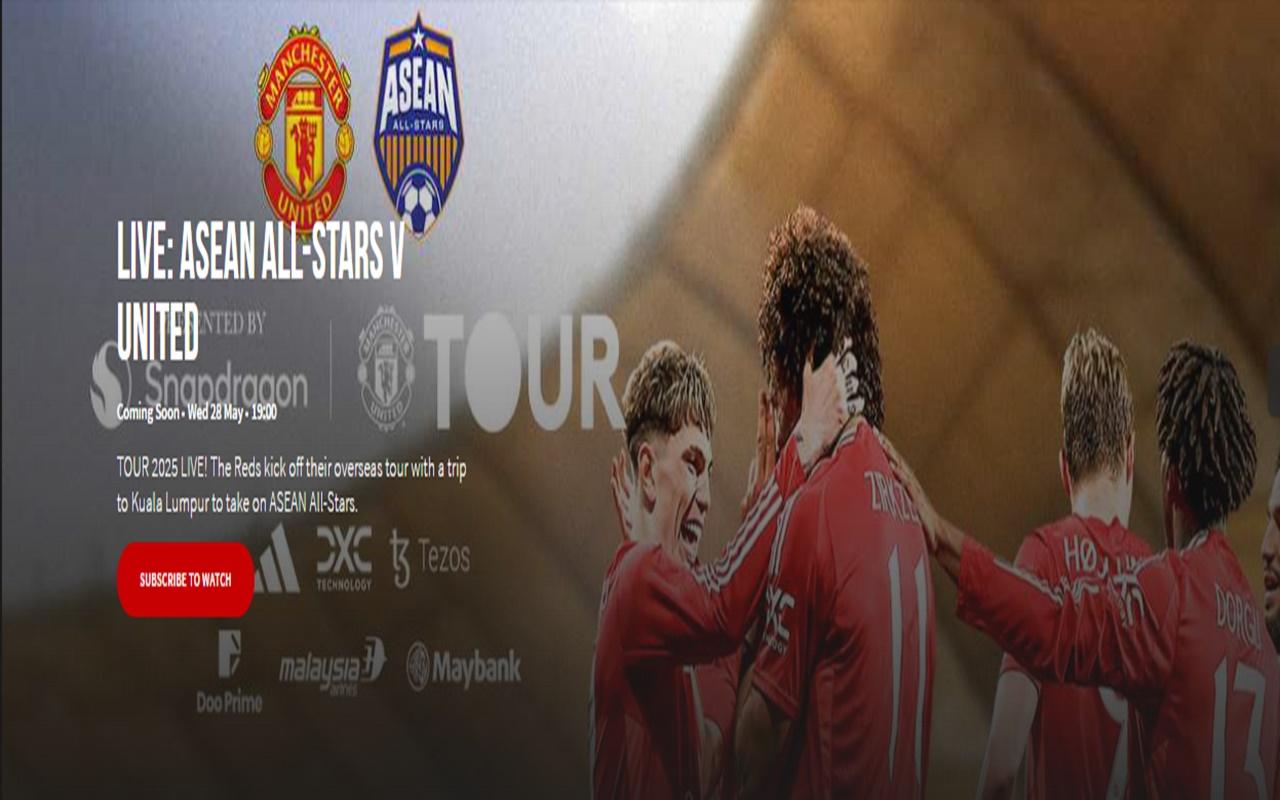 LINK Streaming ASEAN All Stars vs Manchester United, Kick Off Malam Ini ...