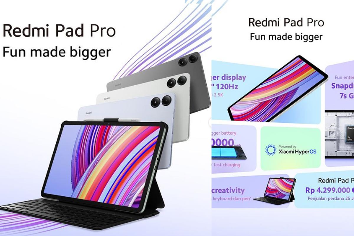 Perbandingan Tablet Redmi Pad Pro dan Poco Pad, Redmi Pad Pro Rilis ...