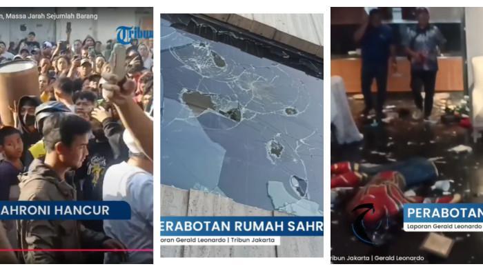 Hancur Diamuk Massa Hingga Barang-barang Dijarah, Begini Kondisi Rumah ...
