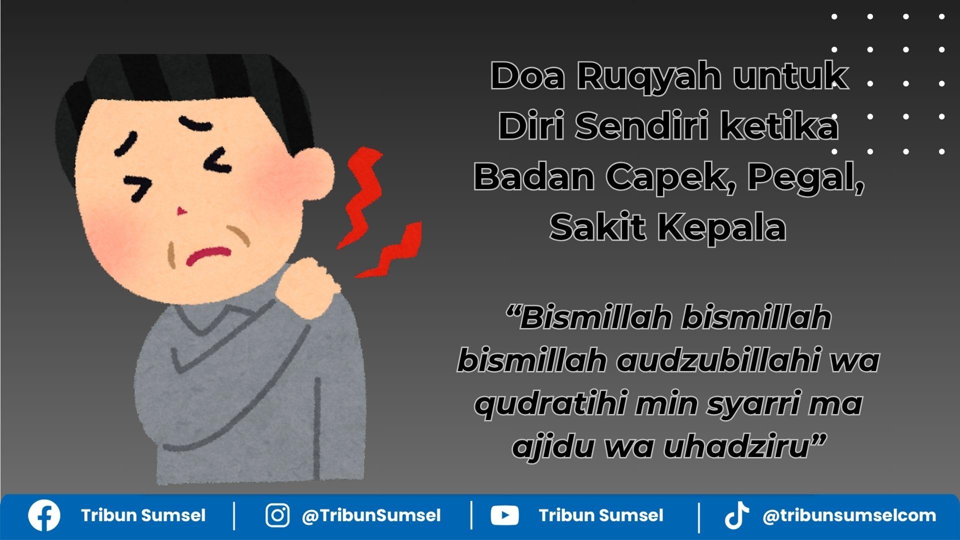 Doa Ruqyah untuk Diri Sendiri ketika Badan Capek, Pegal, Sakit Kepala ...