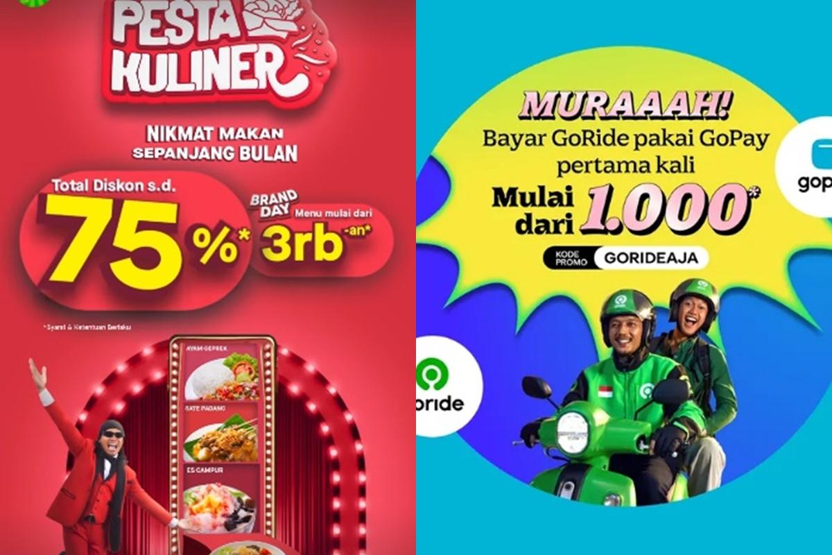 15 Kode Promo Gojek Hari Ini 23 Juli 2025, Diskon GoFood 75 Persen ...