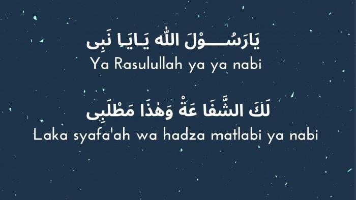 Lirik Ya Rasulullah Ya Ya Nabi Versi Habib Syech Teks Arab dan Artinya ...