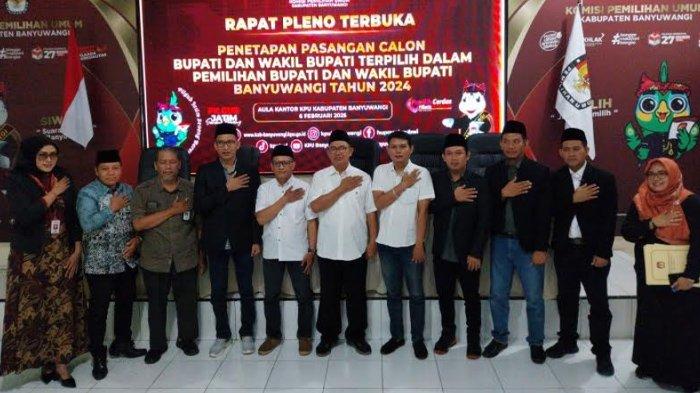 KPU Banyuwangi Resmi Tetapkan Ipuk-Mujiono sebagai Bupati-Wakil Bupati Banyuwangi Terpilih ...