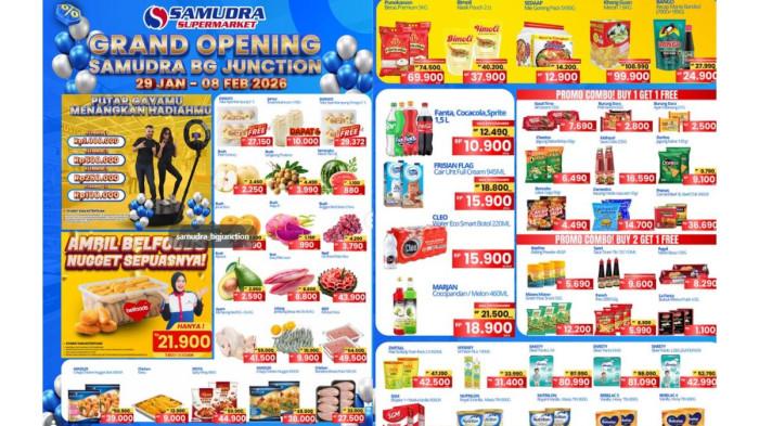 Katalog Promo Grand Opening Samudra Supermarket di BG Junction, Berlaku ...