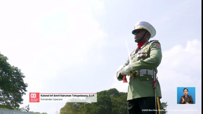 Rekam Jejak Kolonel Amril Komandan Upacara HUT ke-80 RI di Istana ...