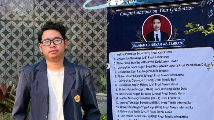 Sosok Muhammad Hisyam, Pemuda Viral Karena Diterima 18 Kampus Bergengsi, Pilih Kuliah di UNPAD ...