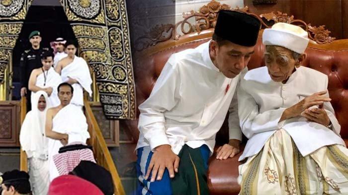 Berkat Mbah Moen, Jokowi dan Keluarga Bisa Masuk Ka'bah dan Makam Nabi ...