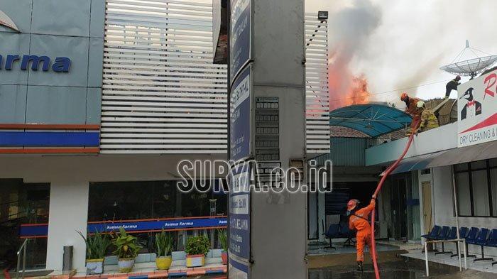 5 Ruang Utama Terbakar, Manajemen Apotek Kimia Farma Diponegoro Surabaya Belum Hitung Kerugian ...