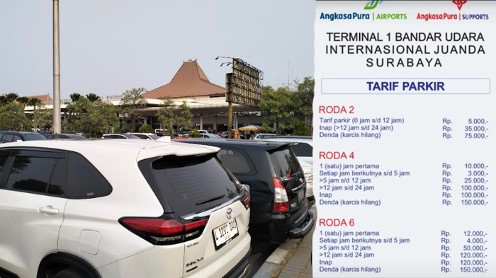 Tarif Parkir Baru di Bandara Juanda Surabaya, Mobil Menginap Semalam Rp ...