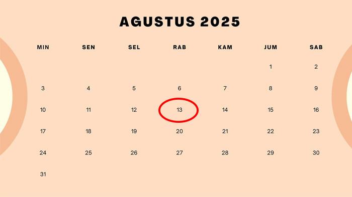 Cek Kalender 2025: Penanggalan Jawa Rabu Pahing 13 Agustus 2025 ...
