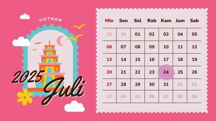 Cek Kalender 2025: Penanggalan Jawa Kamis Pahing 24 Juli 2025, Jumlah ...