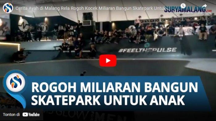 Demi Mendukung Hobi Anak, Pria di Malang Bangun Skatepark Seharga Rp 5 ...