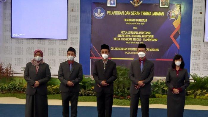 Direktur Polinema Lantik Empat Pejabat Baru, Berikut Namanya - Suryamalang.com