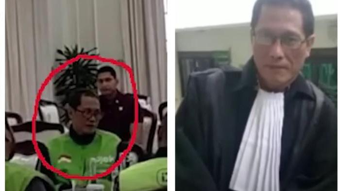 IDENTITAS ASLI Pria Berkacamata Pakai Jaket Ojol yang Diundang Gibran ...