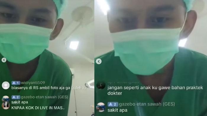 Viral Aksi Nakes Live TikTok Saat Jahit Luka Pasien Operasi Caesar di Jombang, Ujungnya Dipecat ...