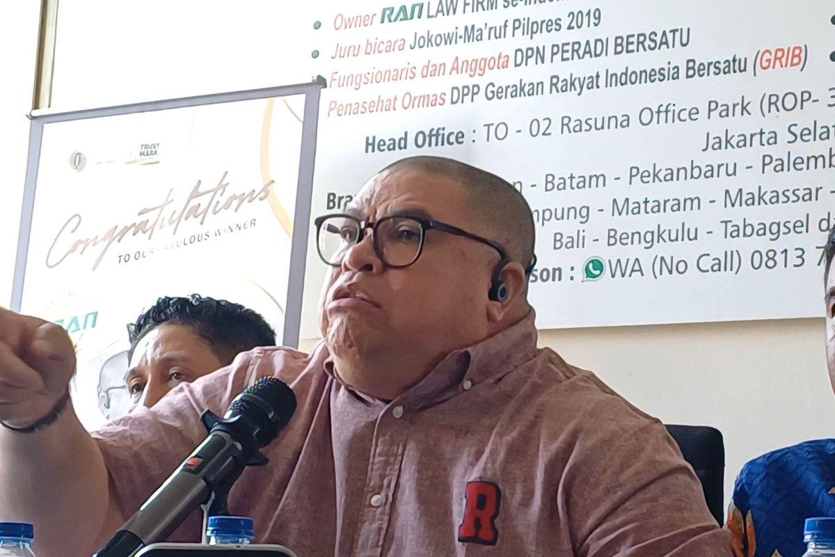 Hotman Paris Sedih Razman Arif Nasution Divonis 1,5 Tahun Penjara ...