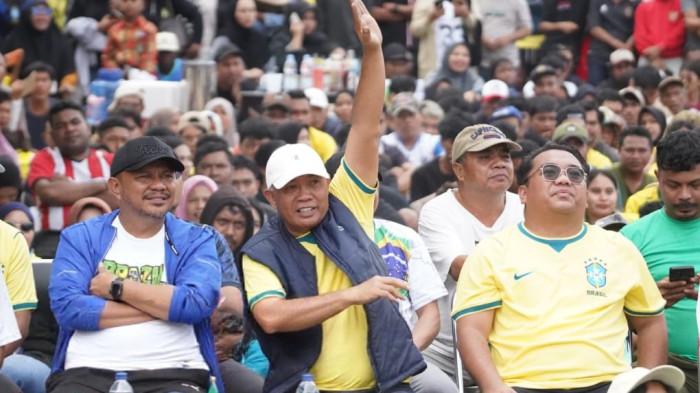 Aksi Heboh Wakil Wali Kota Ternate Nobar di Fort Oranje: Gemas hingga ...