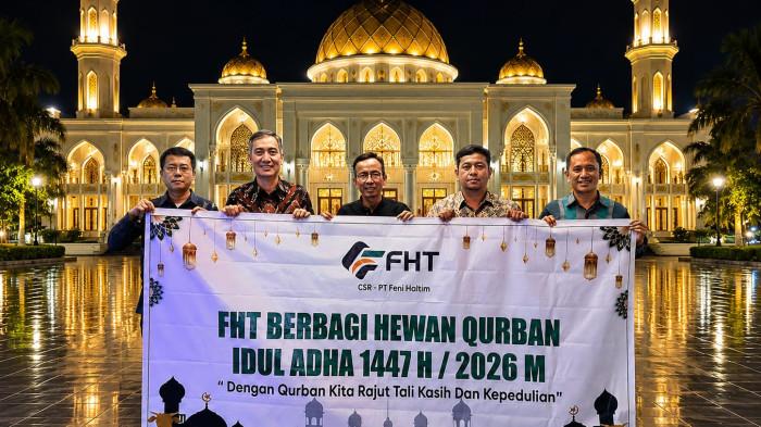 Momentum Idul Adha 1447 H, PT Feni Haltim Berbagi Hewan Qurban di ...