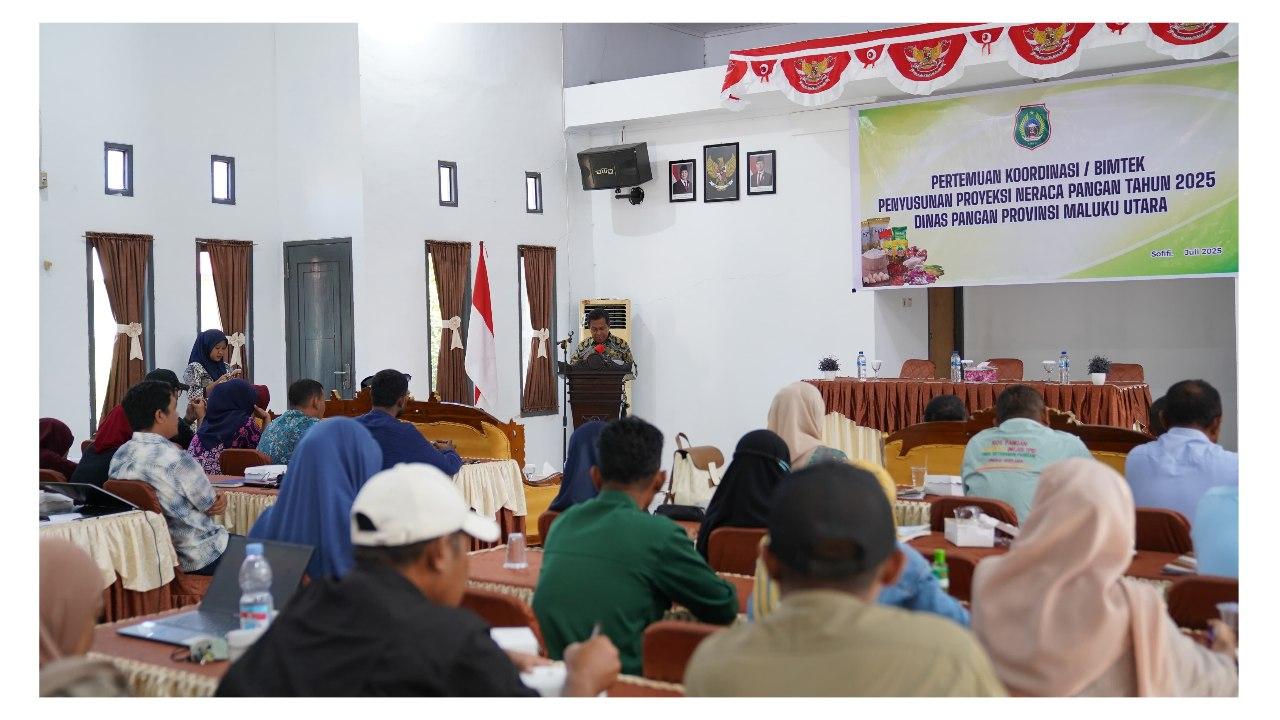 Pemprov Maluku Utara Gelar Bimtek Prognosa Neraca Pangan 2025 ...