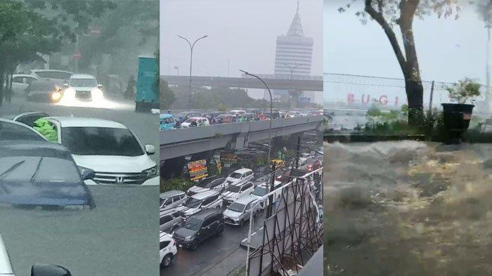 Banjir Kepung Makassar, Air Hingga Atap Mobil - Tribuntoraja.com