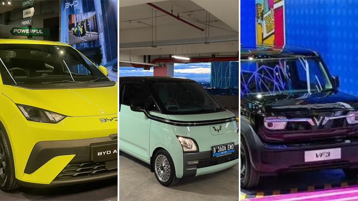 Head-to-Head Mobil Listrik Murah: BYD Atto 1 Tantang Wuling Air ev dan VinFast VF 3 ...
