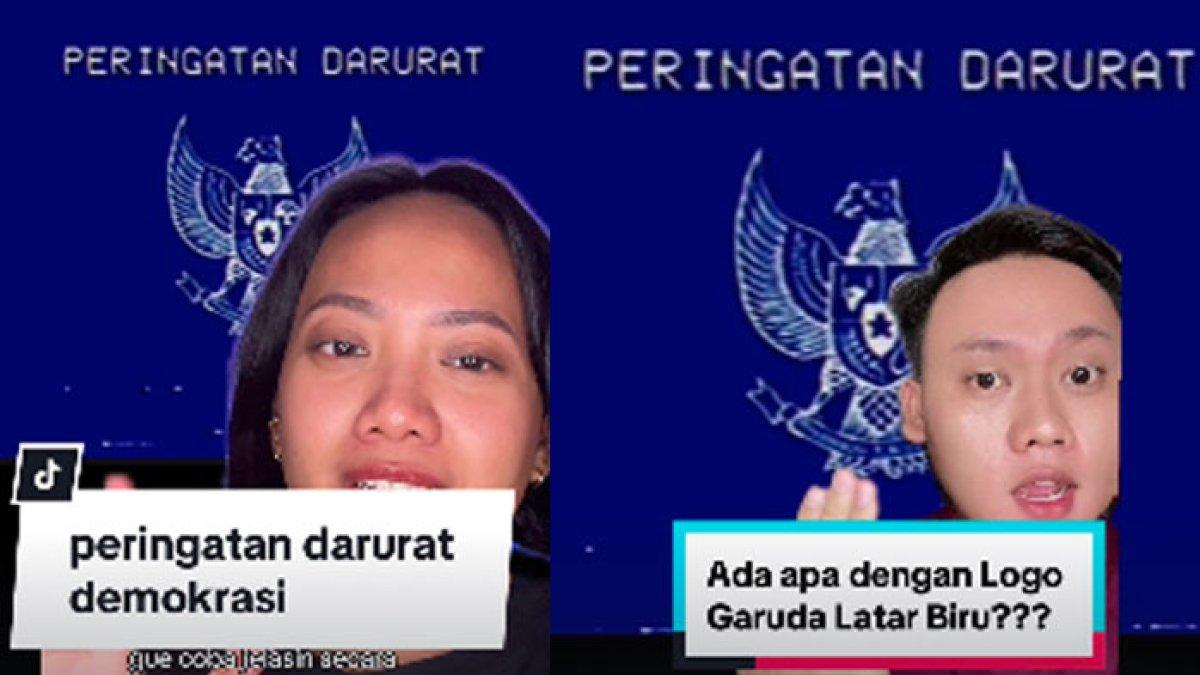 Apa Arti Peringatan Darurat Garuda Biru yang Viral di TikTok ...