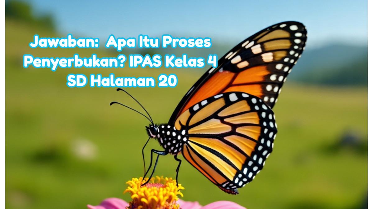 Jawaban: Apa Itu Proses Penyerbukan? IPAS Kelas 4 SD Halaman 20 ...