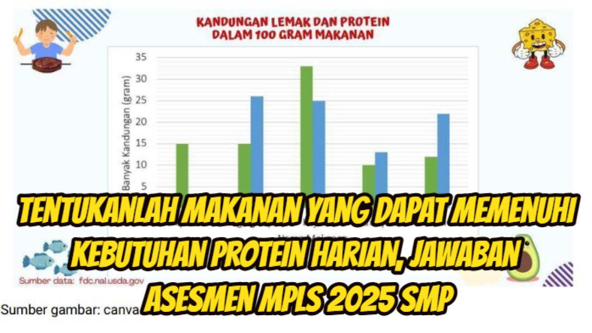 Tentukanlah Makanan yang Dapat Memenuhi Kebutuhan Protein Harian ...