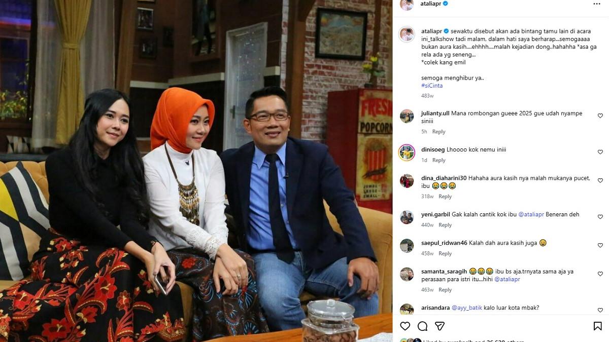 Atalia Praratya Dulu Sempat Ucap 'Semoga Bukan Aura Kasih' Saat Bersama ...