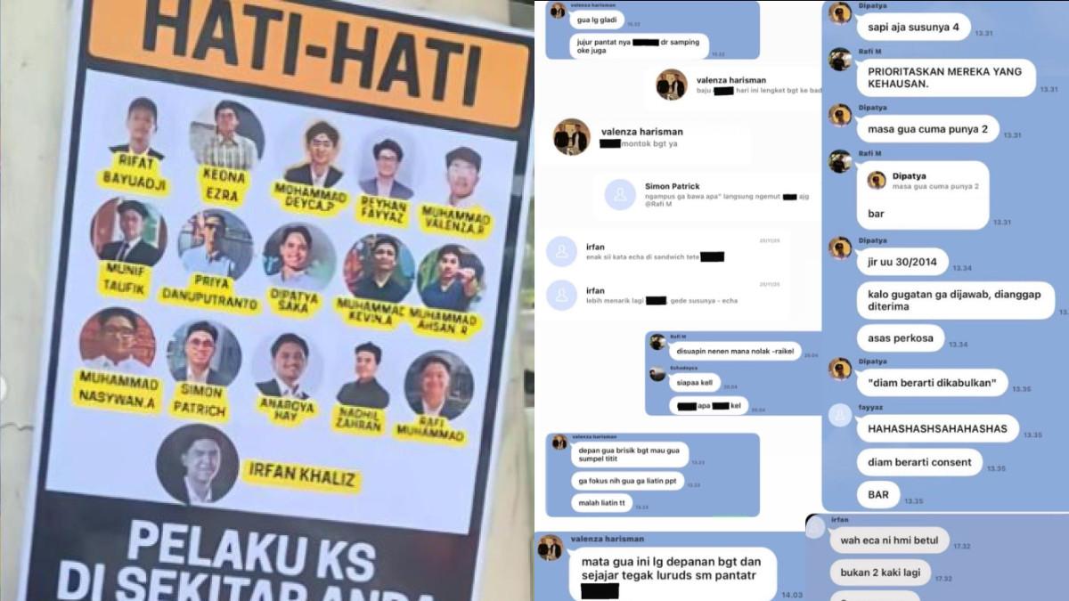 16 Mahasiswa FH UI yang Lecehkan 27 Orang Punya Jabatan di Organisasi ...