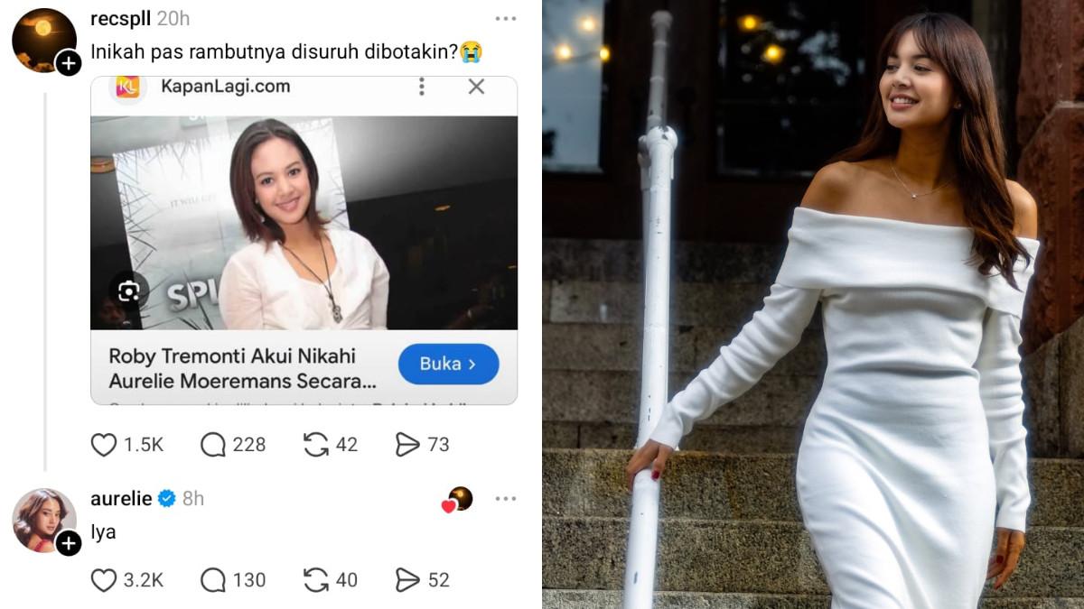 Potret Lawas Rambut Bondol Aurelie Moeremans Imbas Dipaksa Botakin ...